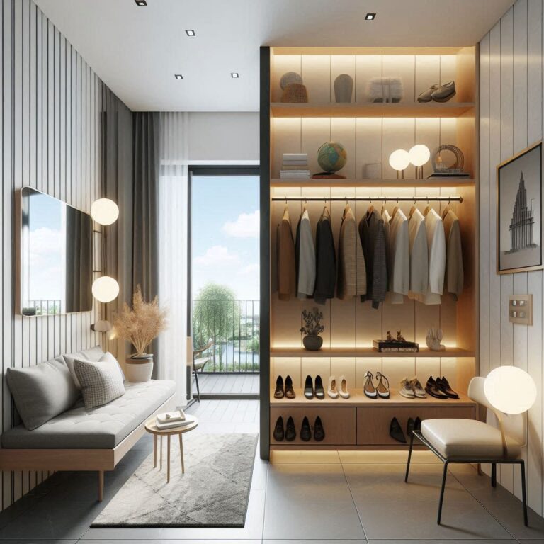 Medidas de un vestidor para dos personas